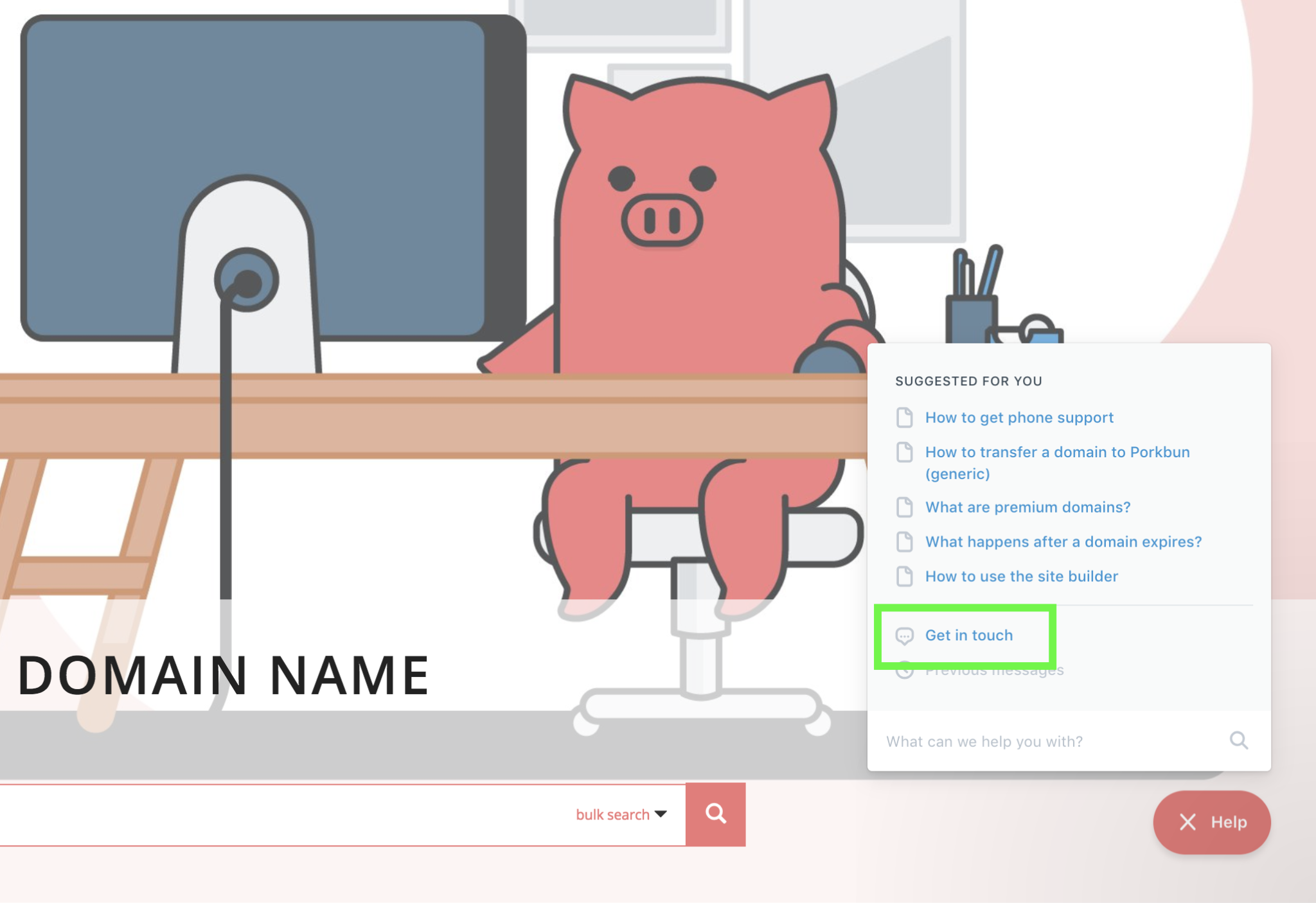 Live Chat With Porkbun – Porkbun.com